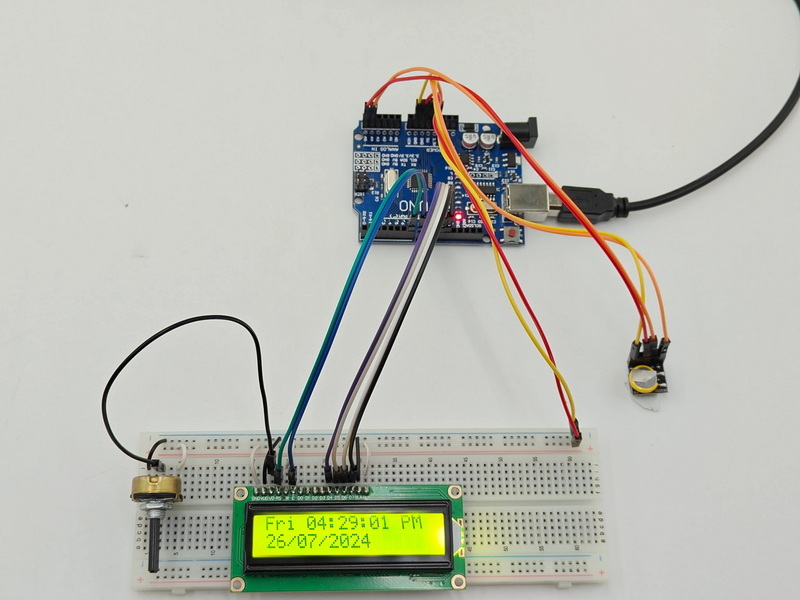 How To Display The Time with A Lcd in Arduino? - Kelai